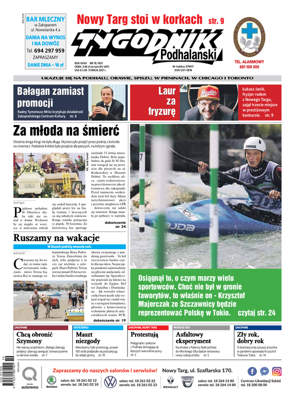 Tygodnik Podhalański - e-wydanie, e-prenumerata, gazeta online - eGazety.pl