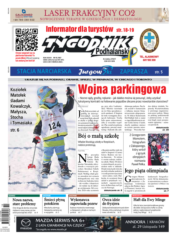 Tygodnik Podhalański - e-wydanie, e-prenumerata, gazeta online - eGazety.pl