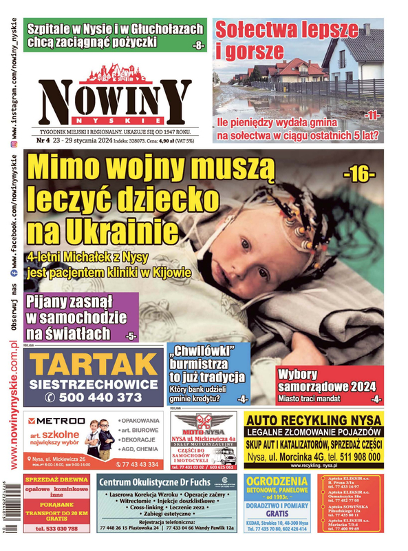 Nowiny Nyskie - e-wydanie, e-prenumerata, gazeta online - eGazety.pl