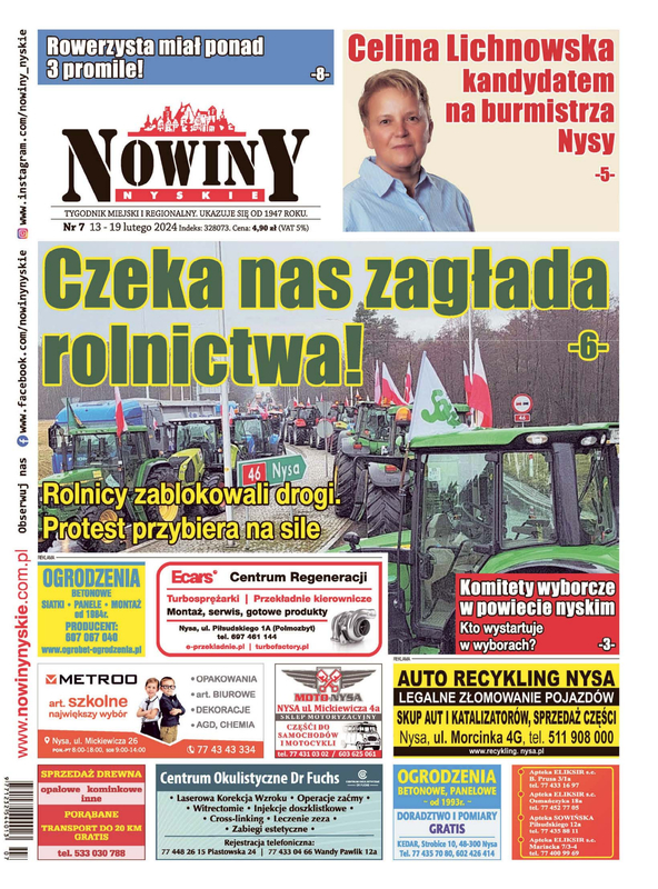 Nowiny Nyskie - e-wydanie, e-prenumerata, gazeta online - eGazety.pl
