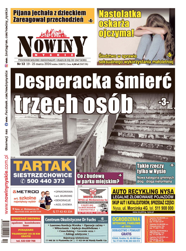 Nowiny Nyskie - e-wydanie, e-prenumerata, gazeta online - eGazety.pl
